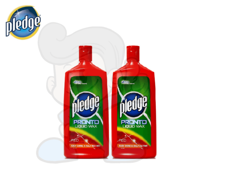 SCJ Pledge Pronto Liquid Wax Red (2 x 500 mL) | Lazada PH