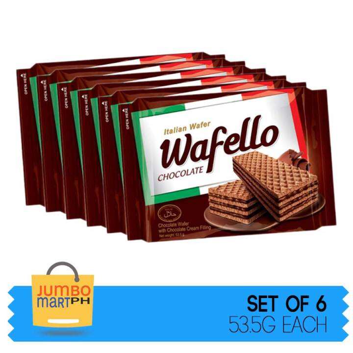 WAFELLO CHOCO WAFER 48G / SET OF 6 | Lazada PH