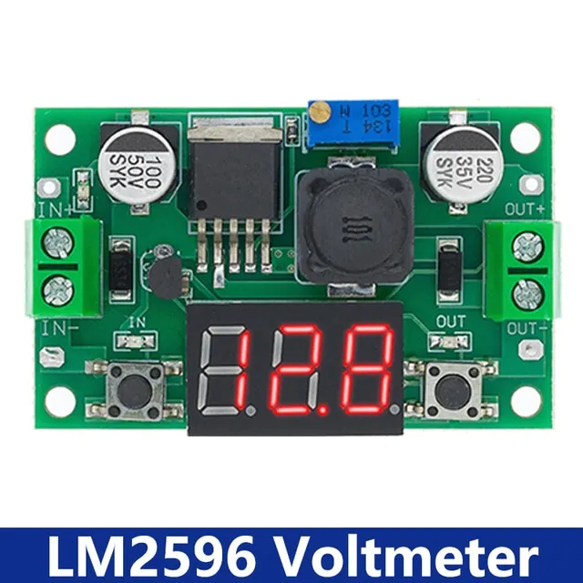 LM2596 LM2596S ADJ Power Supply Module DC-DC Step-down Power Supply Regulator Module 3A Voltage ...