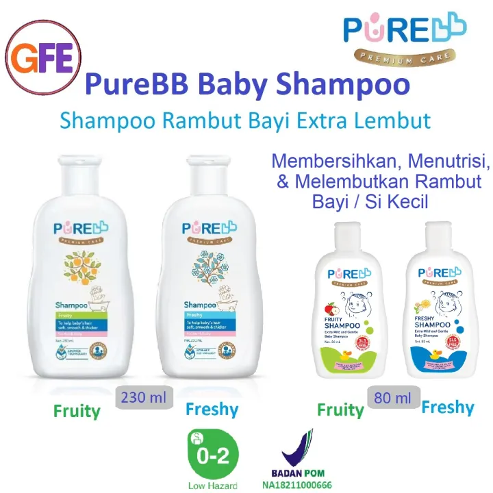 Pure BB Baby Shampoo PureBB Shampo Sampo Freshy / Fruity | Lazada Indonesia