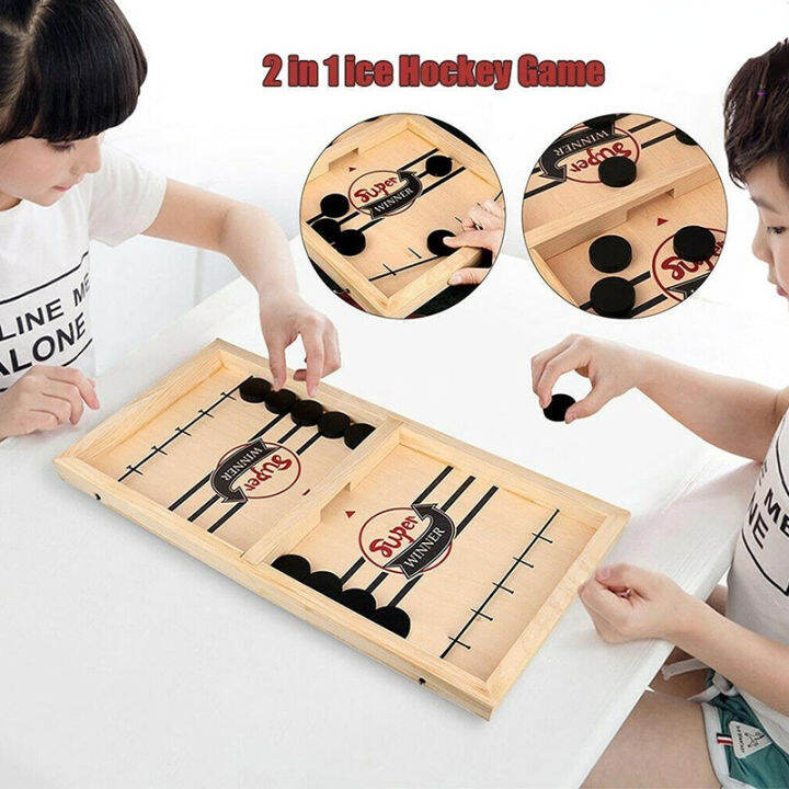 A-G MALL Fast Sling Puck Game Slingshot Board Games For Adult And Kids ...