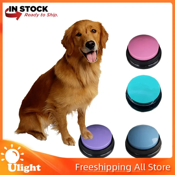 Ulight 4Pcs Voice Recording Button Dog Interactive Toy Stress Talking ...