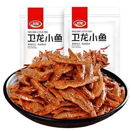 Weilong Spicy Spiced Fried Little Fish Snack 150g | Lazada PH