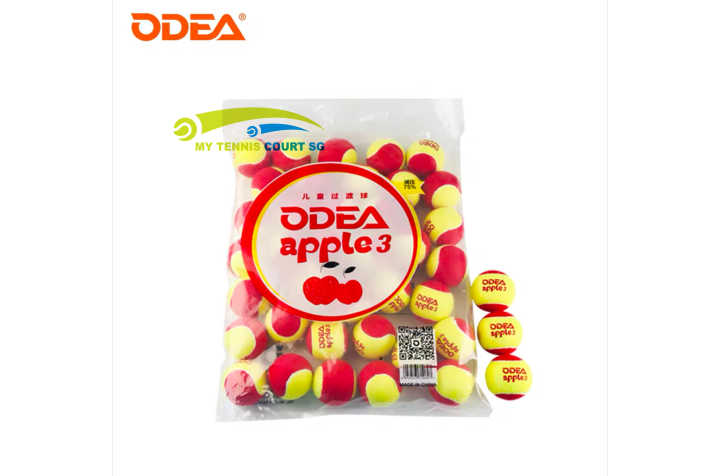 Odea Tennis Ball Stage 3 Apple Red Kids Junior ITF Approved / 12 Balls ...