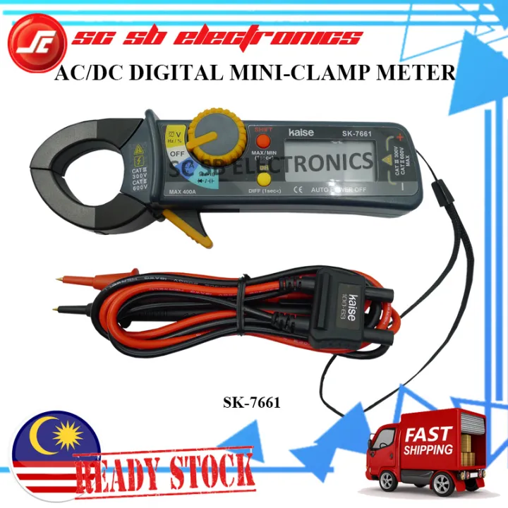 KAISE AC/DC DIGITAL MINI-CLAMP METER - SK-7661 | Lazada