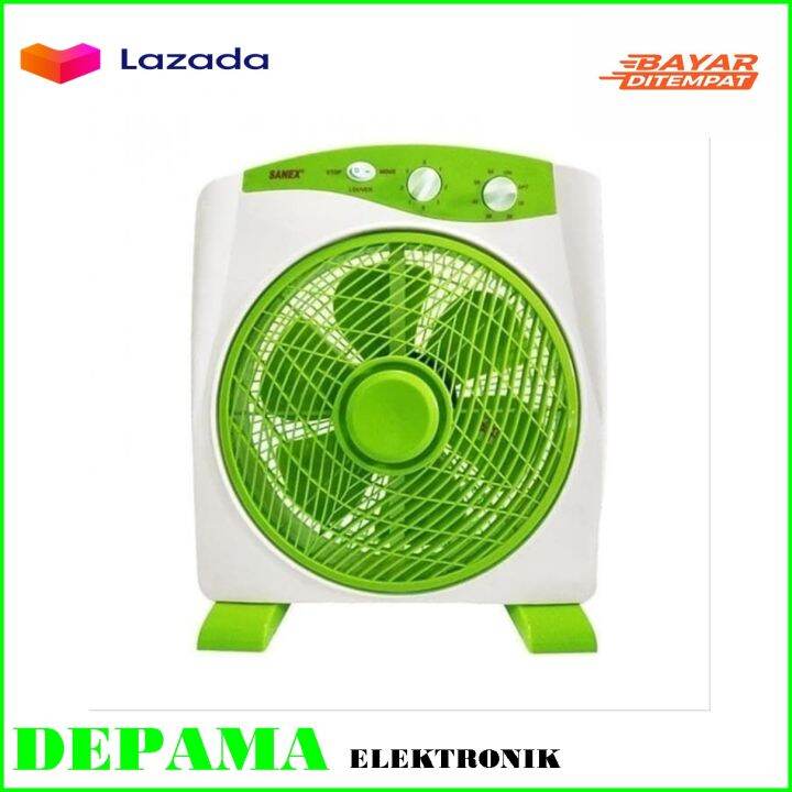 Kipas Angin Kotak Box Fan Kipas Duduk SANEX 12 inch - 30 cm SB-818 ...