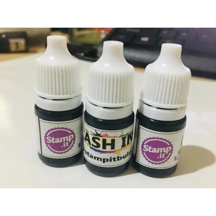 ☬Oil based Flash Stamp Ink 5ml for Refill for Self-inking Stamp SOLD ...