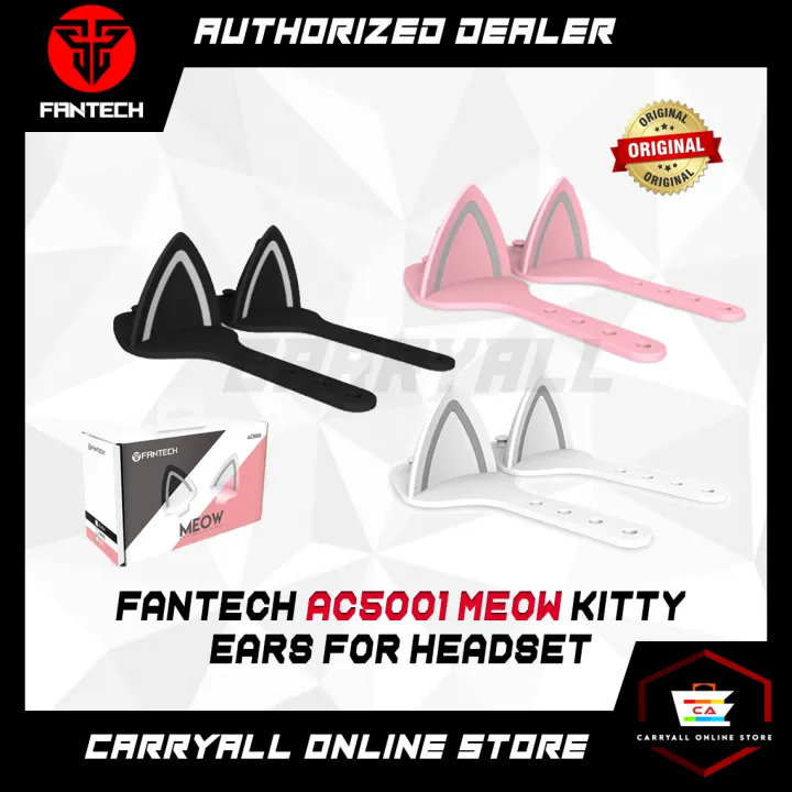 Fantech AC5001 Meow Cat Ear for Gaming Headset Headphone Cute Flexible ...