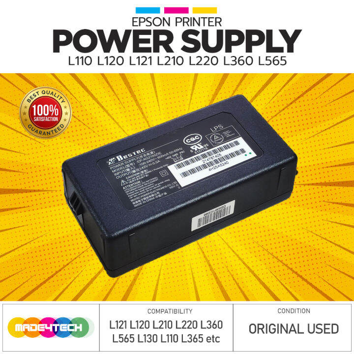 Epson L120 L121 L220 L360 L565 Power Supply Used Original | Lazada PH