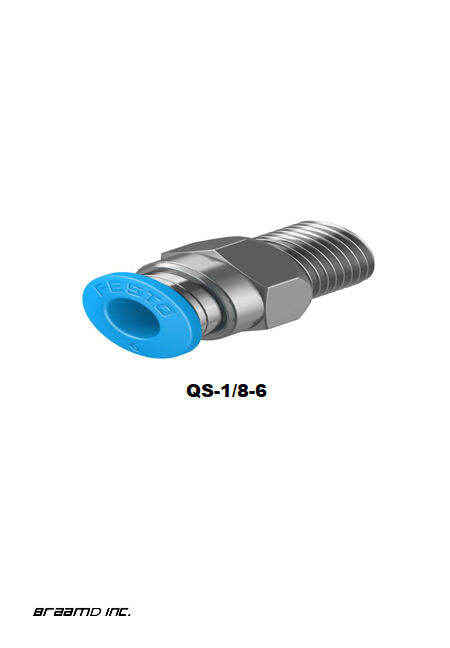 Festo Push-in fitting - QS-1/8-6 | Lazada PH