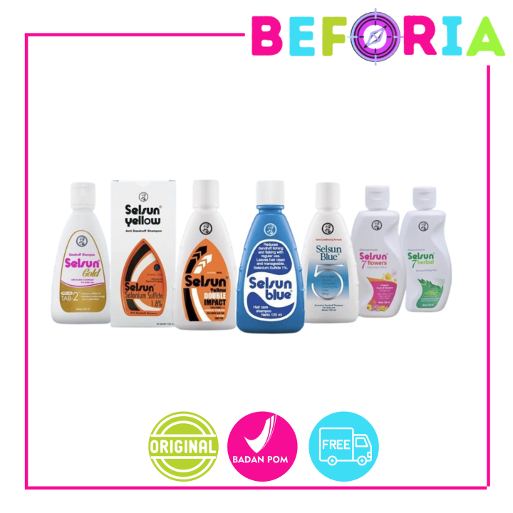 SELSUN Blue Shampoo / Selsun Blue Five / Selsun Gold / Selsun Yellow ...