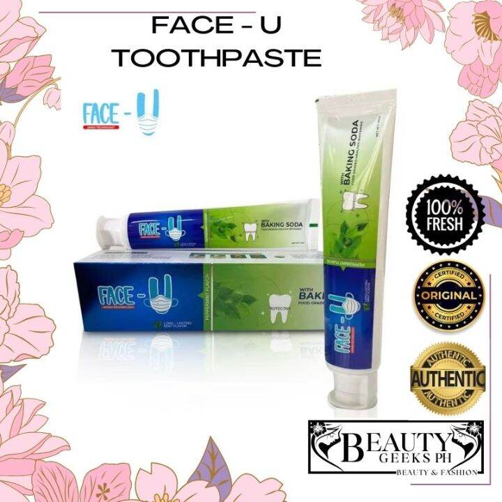 FACEU 180g Teeth Whitening Toothpaste Peppermint Fresh Breath Removes ...