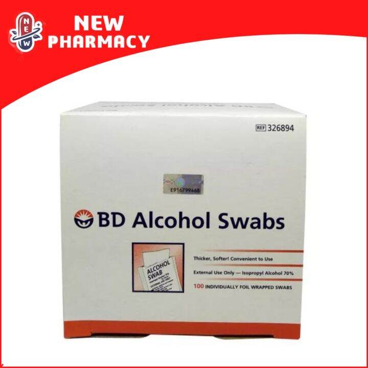 BD Alcohol Swab 100's | Lazada