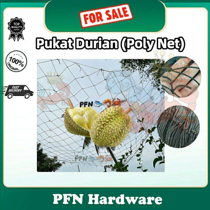 ~Clear New stock~Durian Net (380/27/ 30) X 6"inci Grade"A" Pukat Durian ...