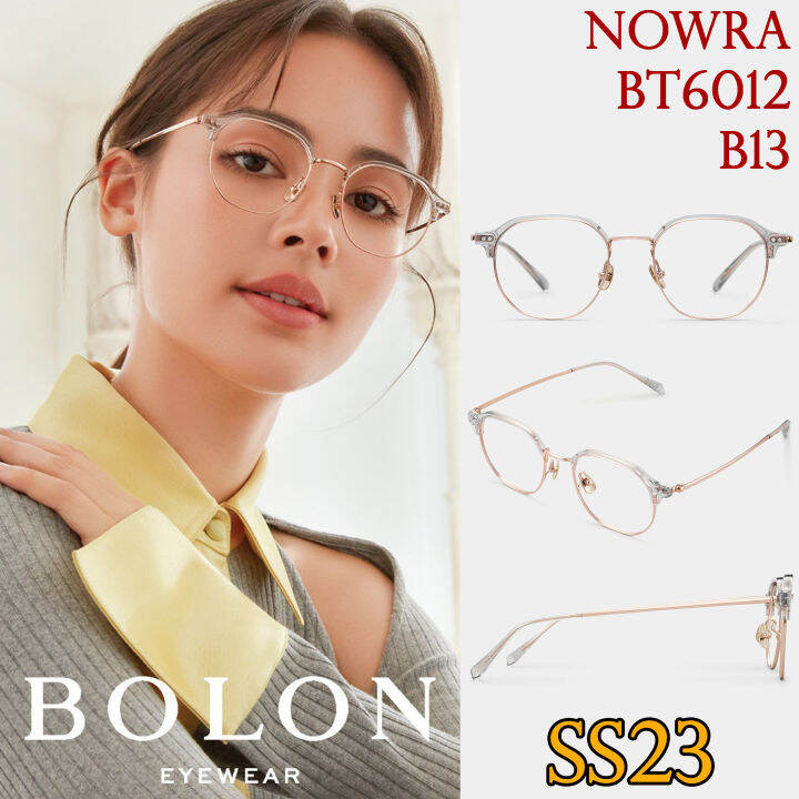 SS23 BOLON กรอบแว่นสายตา รุ่น Nowra BT6012 B13 [ฺTR|Titanium/β-Titanium] แว่นของญาญ่า แว่นของเจ ...