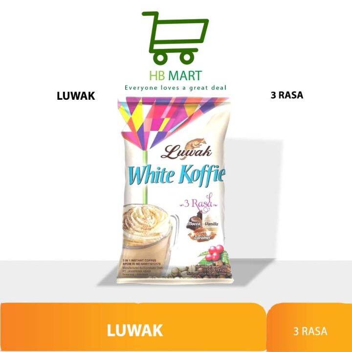 KOPI LUWAK WHITE KOFFIE 3 RASA 10X20GR | Lazada Indonesia