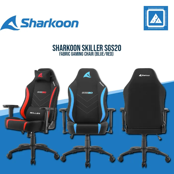 SHARKOON SKILLER SGS20 FABRIC GAMING CHAIR | Lazada PH