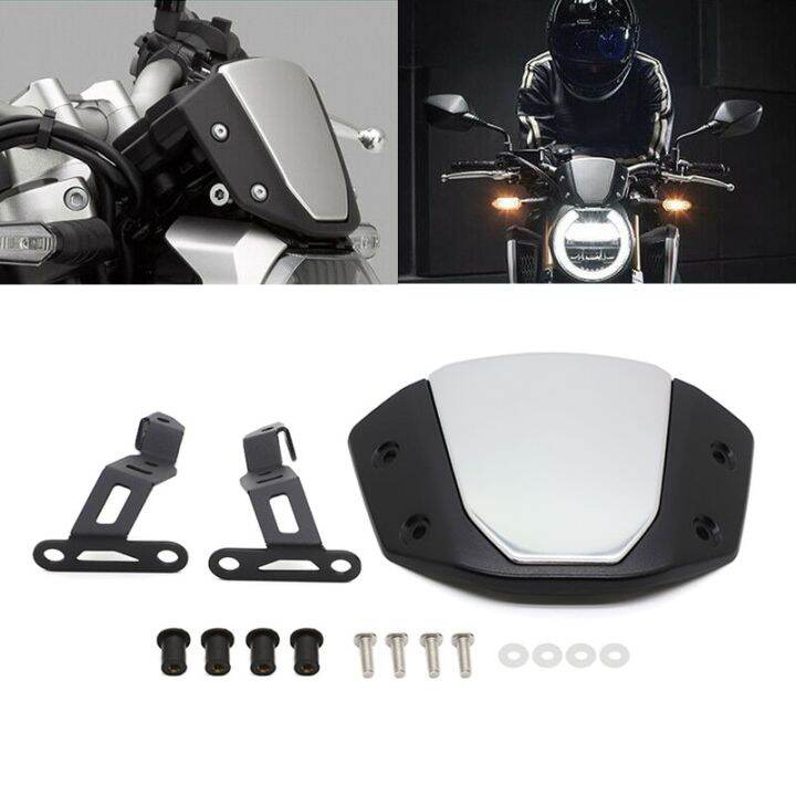 Aluminum Cb650r Windshield Windscreen For Honda Cb650r 2018 2019 2020 ...