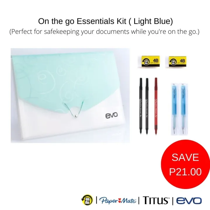 Evo On-the-go Essentials Kit ( Expanding File A4 Bundle) | Lazada PH