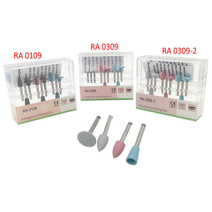 RA0309 Polishing Kit Composite Resin Amalgam Porcelain Teeth Polisher ...