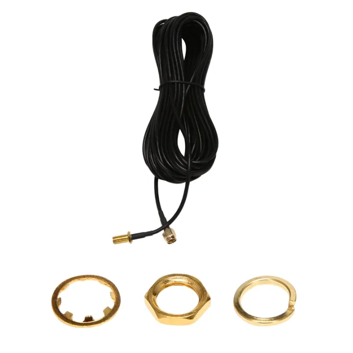 RP - SMA Male to female Wifi antenna connector Extension Cable black 10 ...