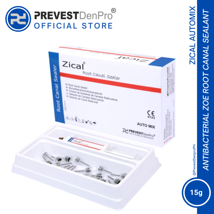 Zical Automix Paste (Antibacterial ZOE Root Canal Sealant) | PREVEST ...