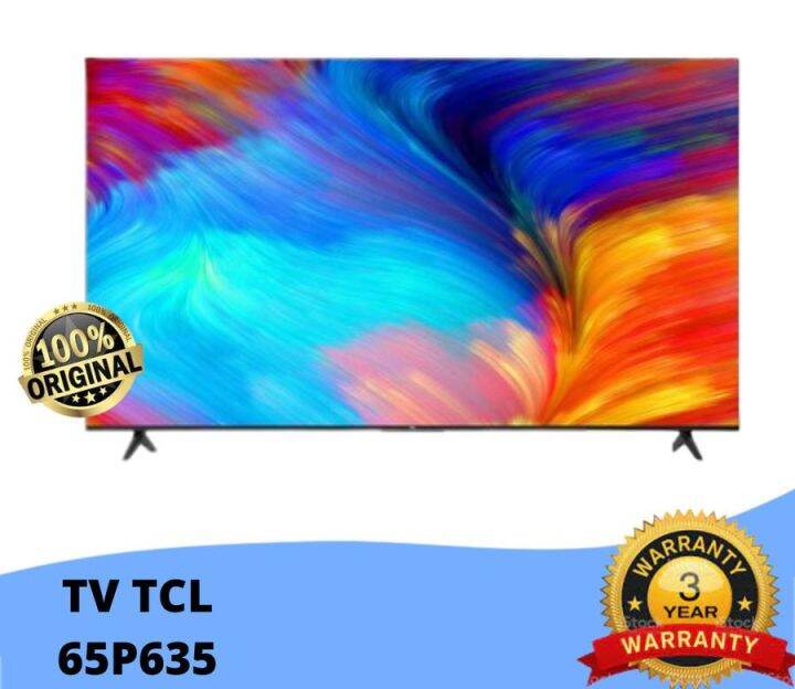 LED TV TCL 65P635 GOOGLE ANDROID SMART TV UHD 4K 65 inch P635 | Lazada ...