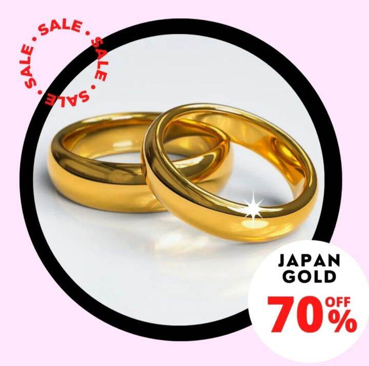 couples ring 24k gold premium grade [JAPAN] | Lazada PH