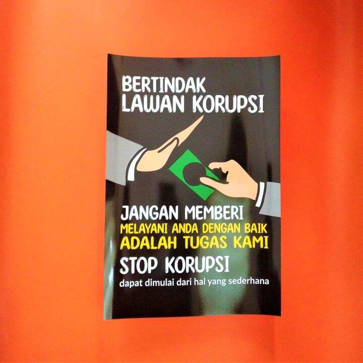 Poster Edukasi - Poster Bertindak lawan korupsi - Poster Stop Korupsi ...
