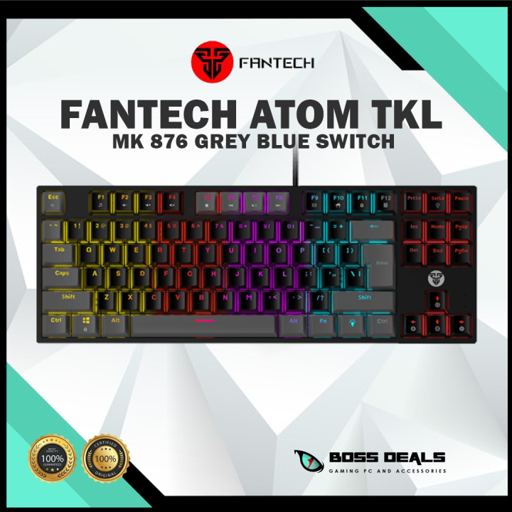 FANTECH ATOM TKL MK876 MECHANICAL KEYBOARD | Lazada PH