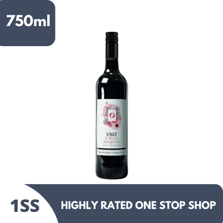 VINA'O Zero Alcohol Classic Merlot 750ml | Lazada PH