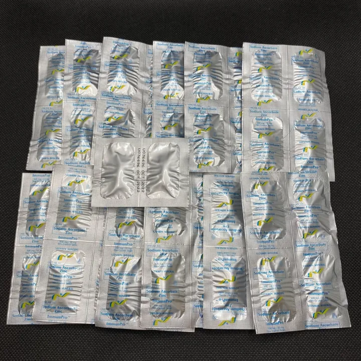 ImmPro Sodium Ascorbate Zinc 500mg 100 tabs per box | Lazada PH