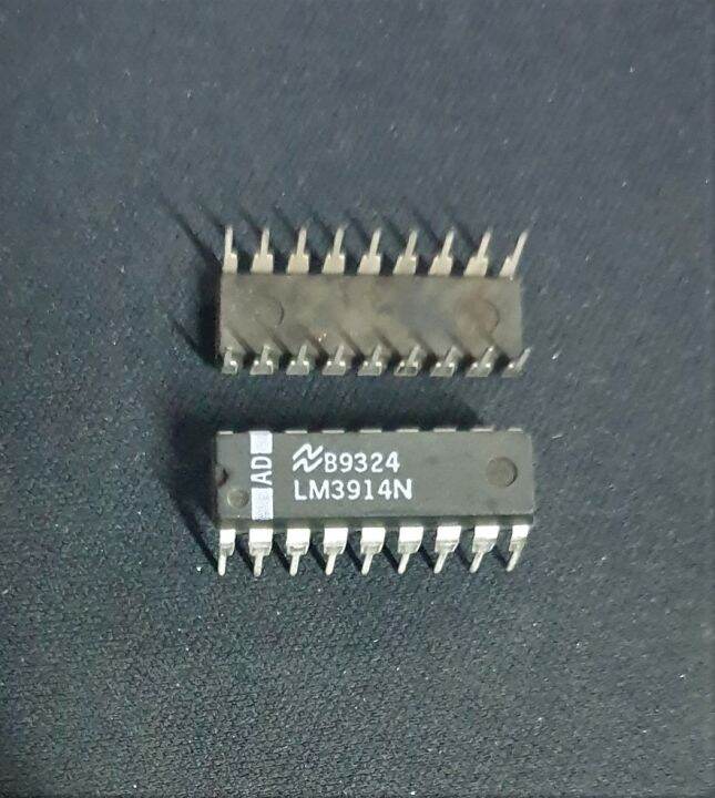 IC LM3914 3914 LED Driver Dot atau Bar Display 3V to 15V Input DIP-18 ...