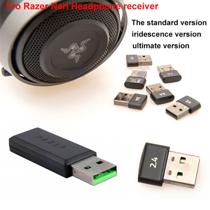 สำหรับ Razer Nari Ultimate Wireless Gaming หูฟังแบบสวมศีรษะตัวรับสัญญาณ ...