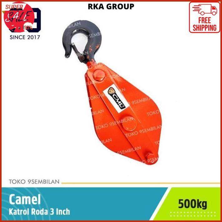 Camel Roda Katrol Kerekan Timba Sumur Kapal 3" 500Kg & 4" 1000Kg Ton ...