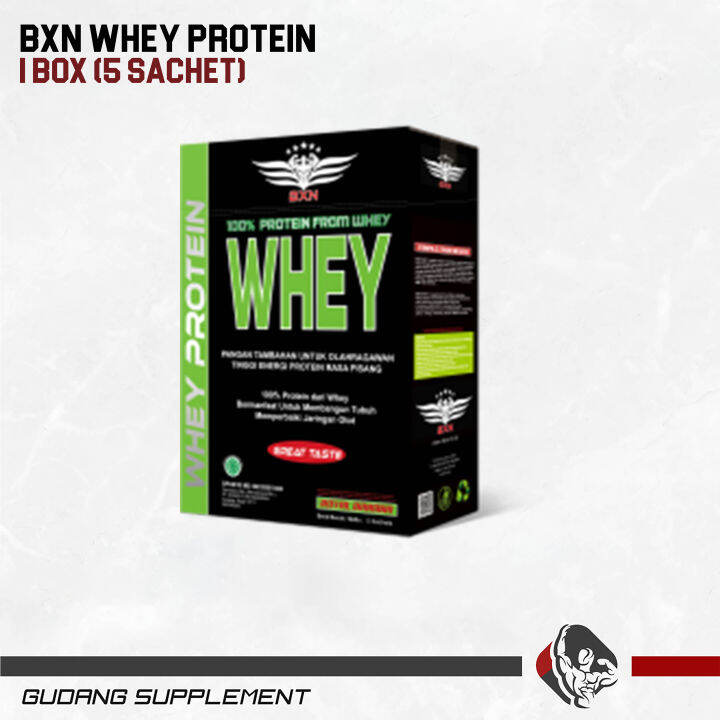 BXN Nutrition Whey 5 Sachet 1 Box Whey Protein | Lazada Indonesia