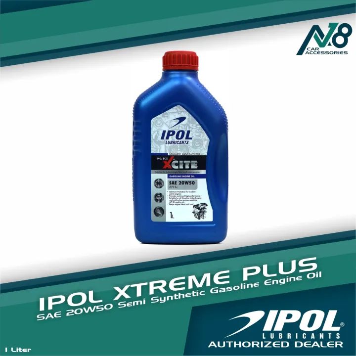 IPOL MGJ ECO XCITE 20W50 API SJ Semi-Synthetic Car Engine Oil for ...