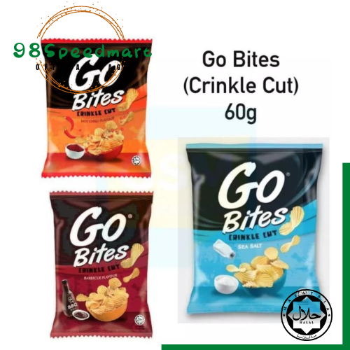 [98] Go Bites Crinkle Cut Potato Chips 60gm | Lazada
