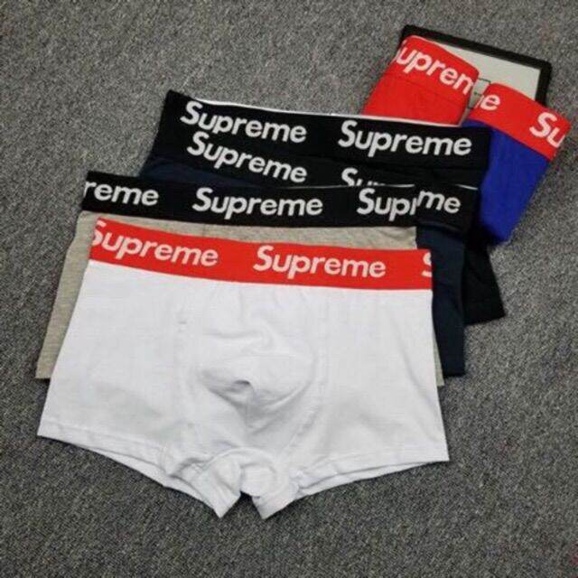 🔥พร้องส่ง🔥กางเกงชาย supreme บ็อกเซอร์ boxer (สีละแบบตามภาพ) ยืดได้ ใส่ ...