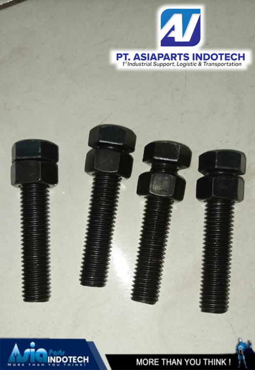 Baut & Mur Hexagon Hitam 5/8 x 3 | Lazada Indonesia