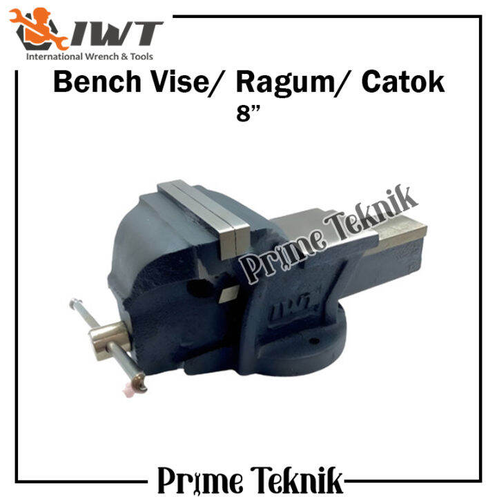 Bench Vise 8" IWT Ragum Besi Catok Paron Meja 8 inch | Lazada Indonesia