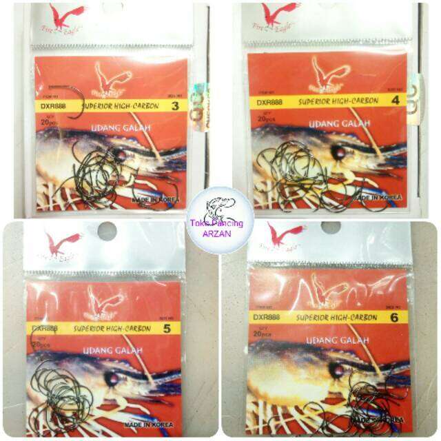 Mata Pancing Udang FIRE EAGLE DXR888 UDANG GALAH | Lazada Indonesia