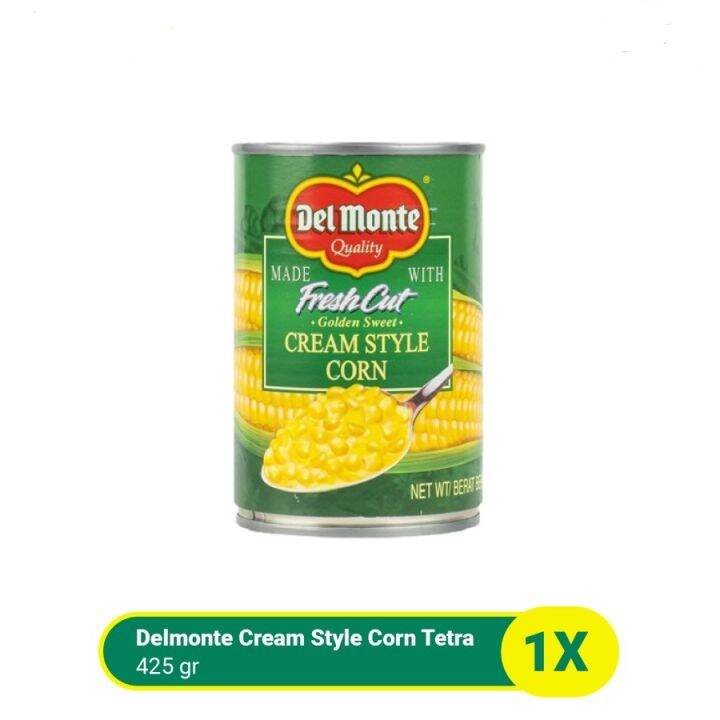 JAGUNG KRIM DELMONTE CREAM STYLE CORN 425GR KALENG DEL MONTE | Lazada ...