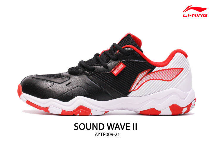 LI-NING รองเท้าแบดมินตัน รุ่น SOUND WAVE II (AYTR009) BADMINTON SHOES ...