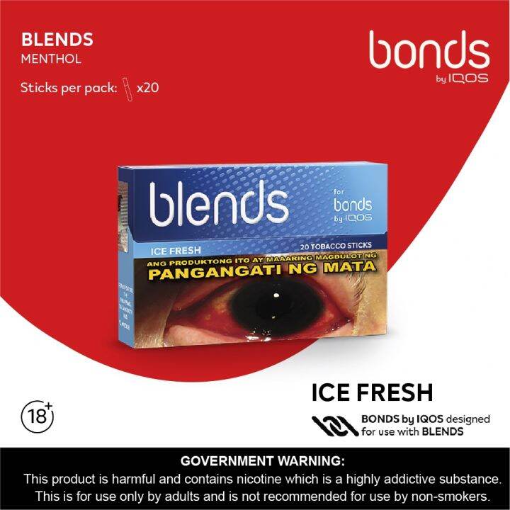 IQOS Blends Ice Fresh Heated Tobacco Sticks (Smoke-Free Alternative ...