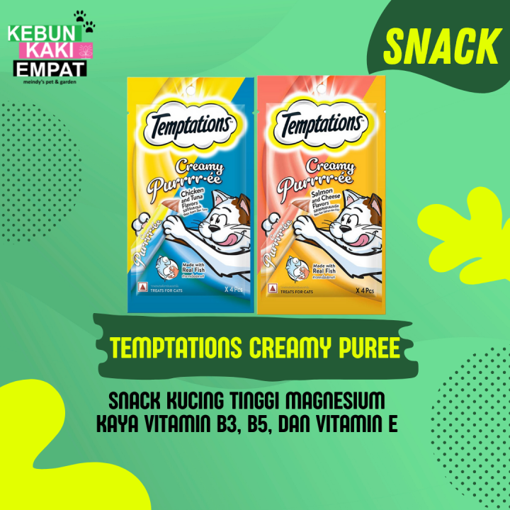 Temptation Creamy Purree 48 gr Makanan Snack Kucing | Lazada Indonesia