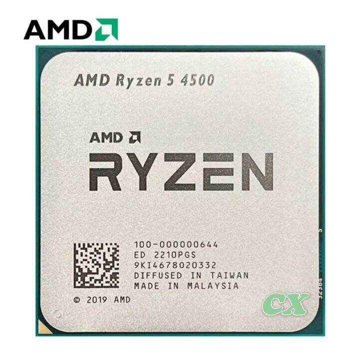 AMD Ryzen 5 4500 R5 4500 3.6 Ghz 6-Core 12-เครื่องประมวลผลซีพียู7NM L3 ...