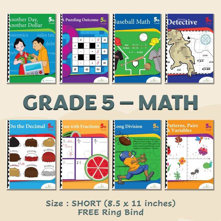 GRADE 5 MATH (Worksheets / Workbooks) | Lazada PH