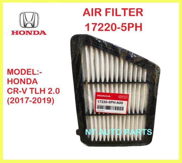HONDA CRV TLH 2.0 2017Y-2019Y AIR FILTER 17220-5PH-A00 | Lazada