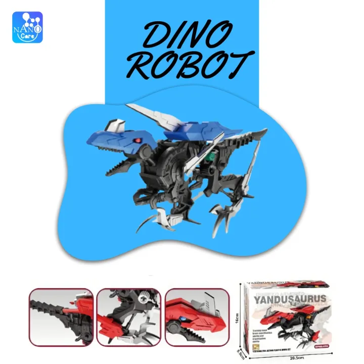 MINIATUR ROBOT DINOSAURUS | Lazada Indonesia